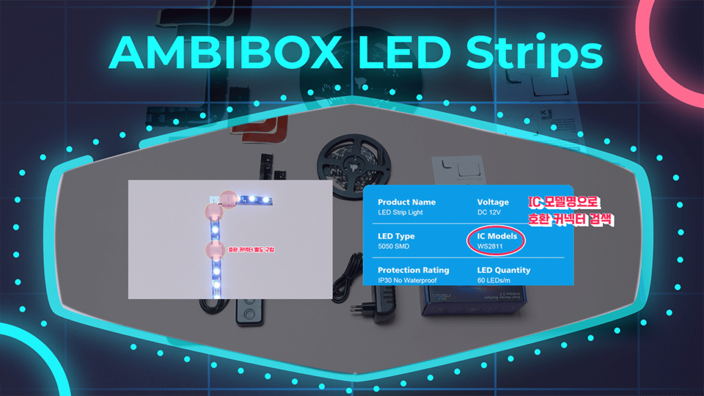 Ambibox 알리 직구 저렴한 모니터 Sync Led 스트립 - 컴린이누나